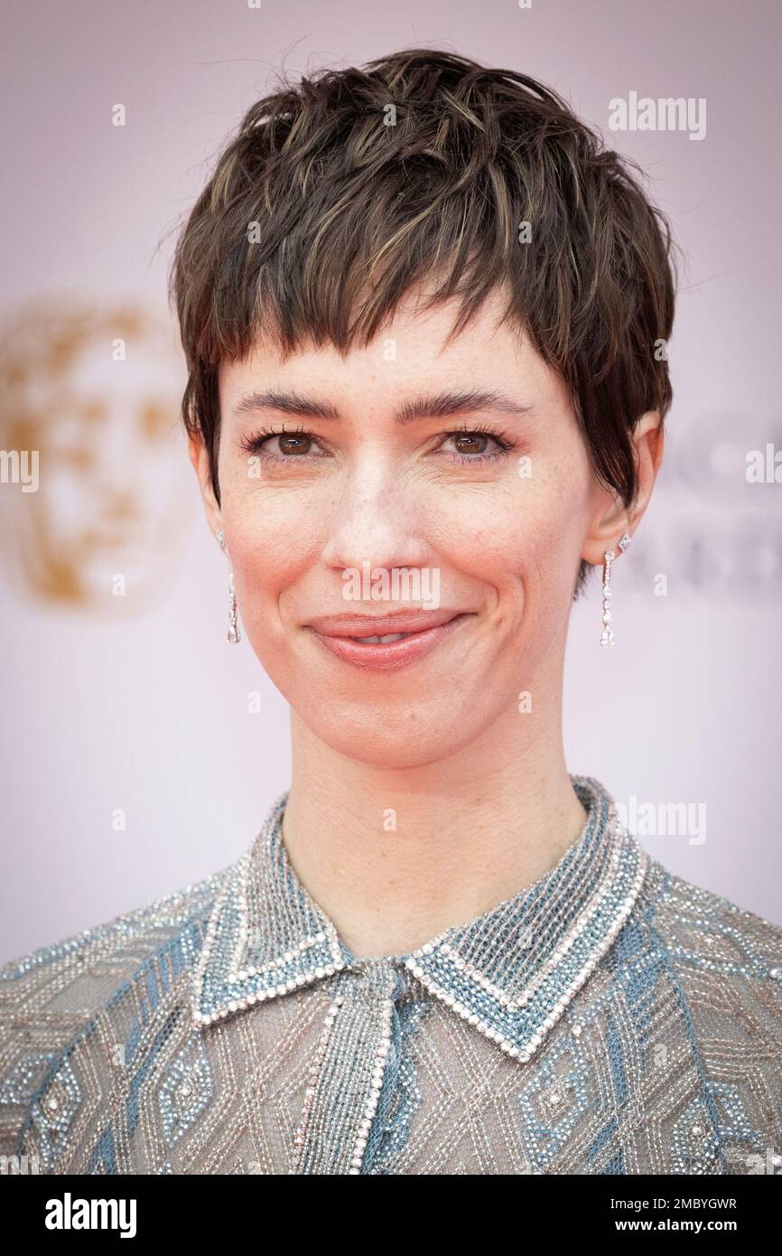 Rebecca Hall poses for photographers upon arrival at the 75th British ...