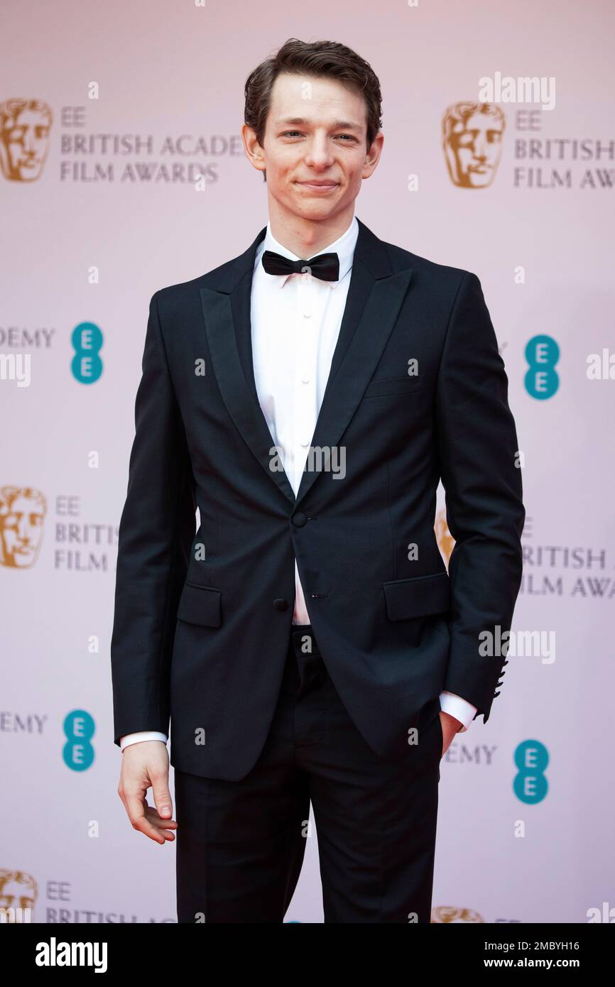Mike Faist poses for photographers upon arrival at the 75th British ...
