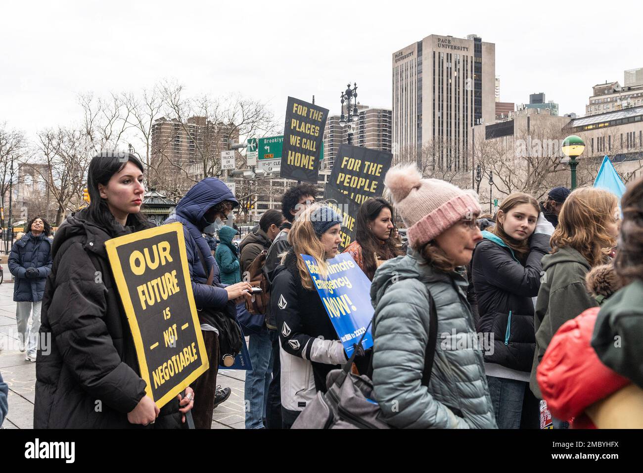 New York, United States. 20th Jan, 2023. Activists rally demanding ...