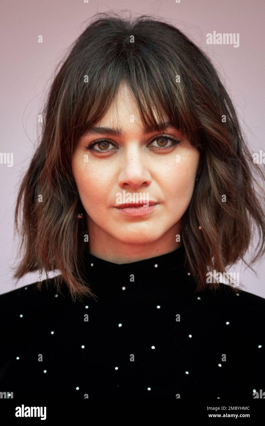 Emma Appleton poses for photographers upon arrival at the 75th British ...