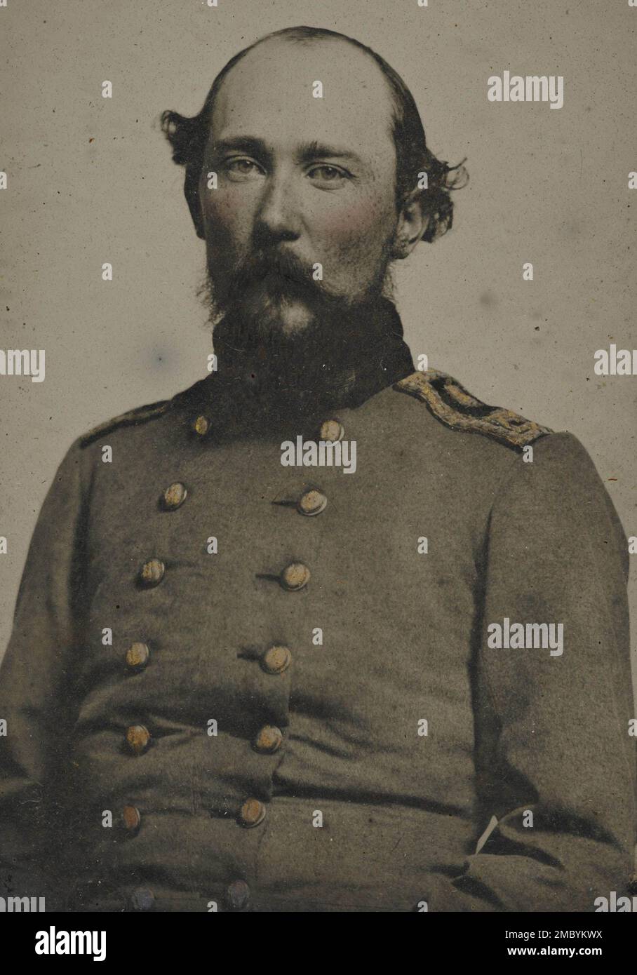 Brig. Gen. Benjamin H. Helm, mortally wounded Stock Photo - Alamy