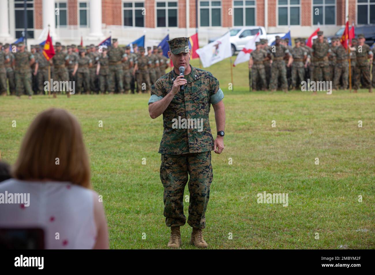 U.S. Marine Corps Col. Brian D. McLean, commanding officer of Marine ...
