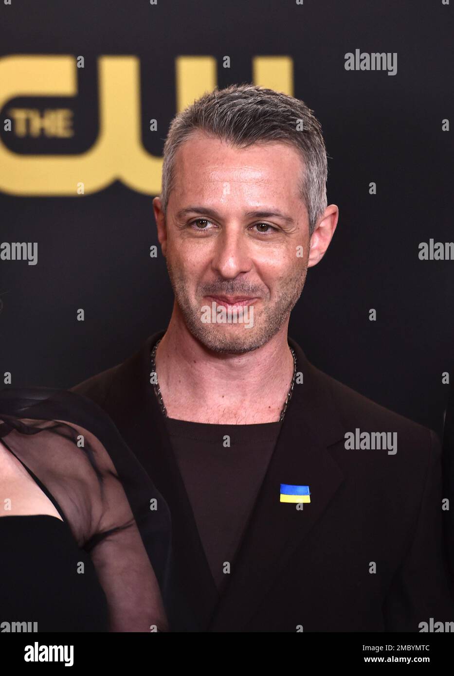 Jeremy Strong poses in the press room after "Succession" has won for ...