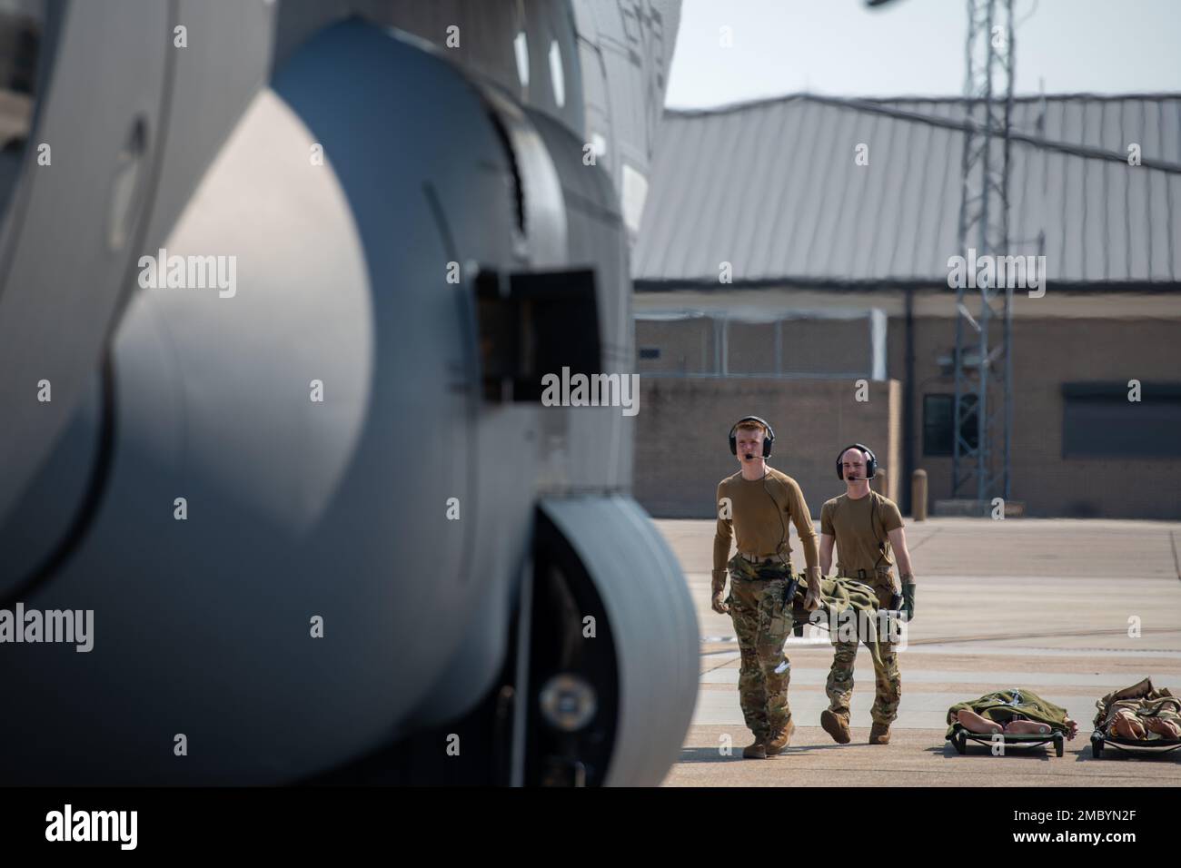 Members of the 36th Aeromedical Evacuation Squadron at Keesler Air ...