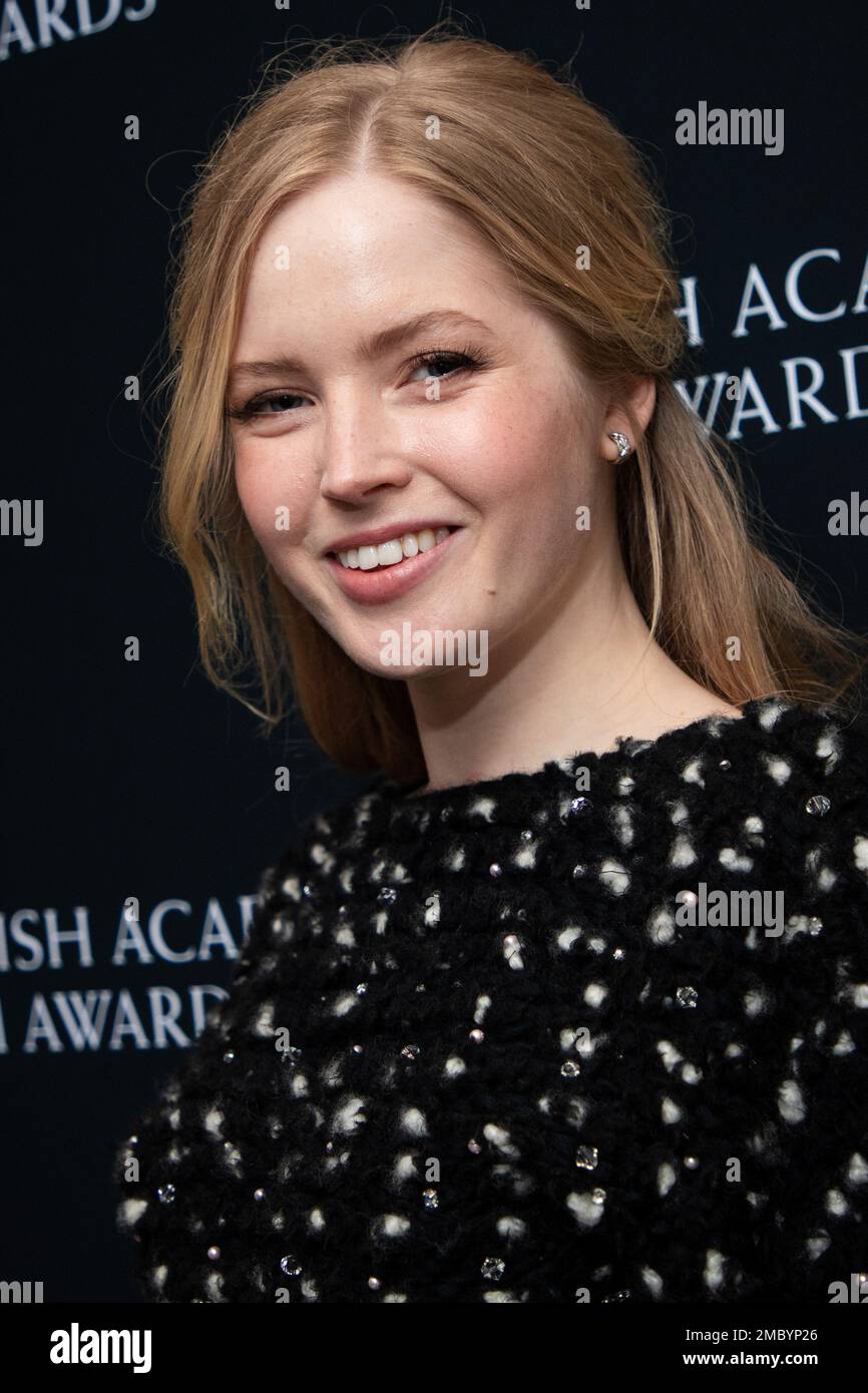 Ellie Bamber poses for photographers upon arrival at the BAFTA Film ...