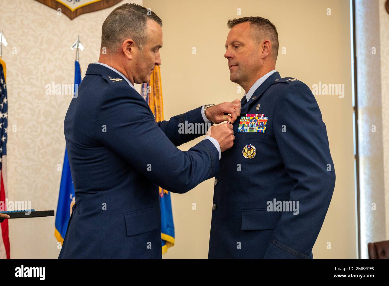U.S. Air Force Col. Chris Robinson, 375th Air Mobility Wing commander ...