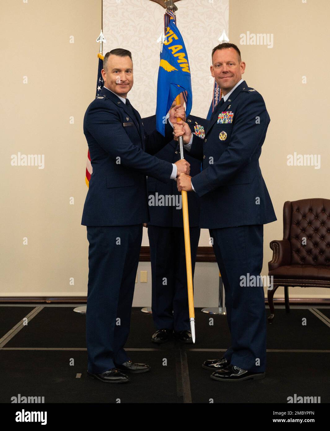 U.S. Air Force Col. Richard Woodruff Jr., outgoing 375th Medical Group ...