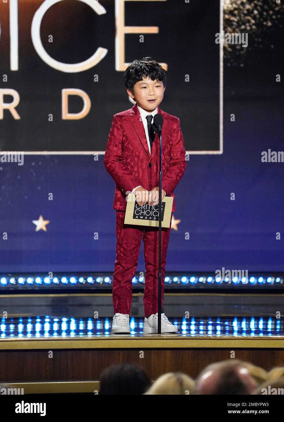 Alan Kim presents the award for young actor/actress at the 27th annual ...