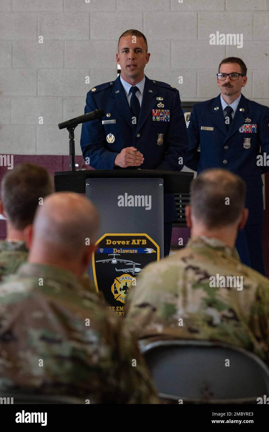 Lt. Col. Joshua Yerk, 436th Civil Engineer Squadron commander ...