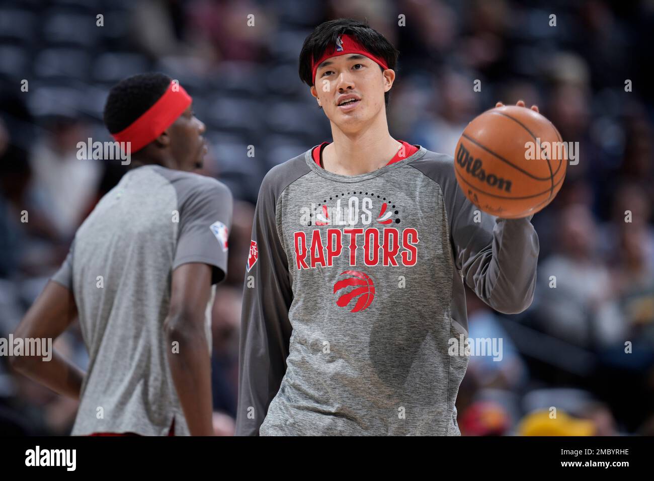 Toronto Raptors forward Yuta Watanabe (18) in the first half of an NBA ...