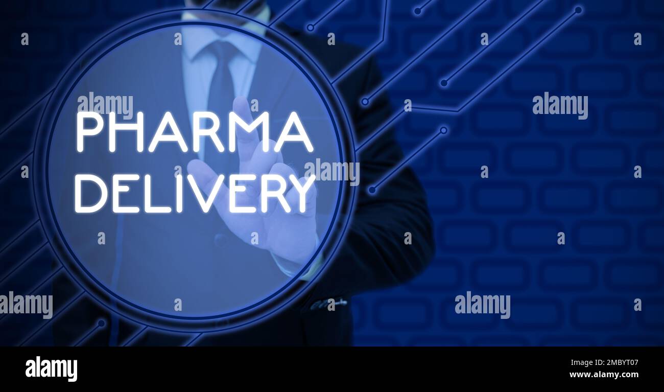 Conceptual display Pharma Delivery. Word for getting your prescriptions ... Conceptual display Pharma Delivery. Word for getting your prescriptions ...
