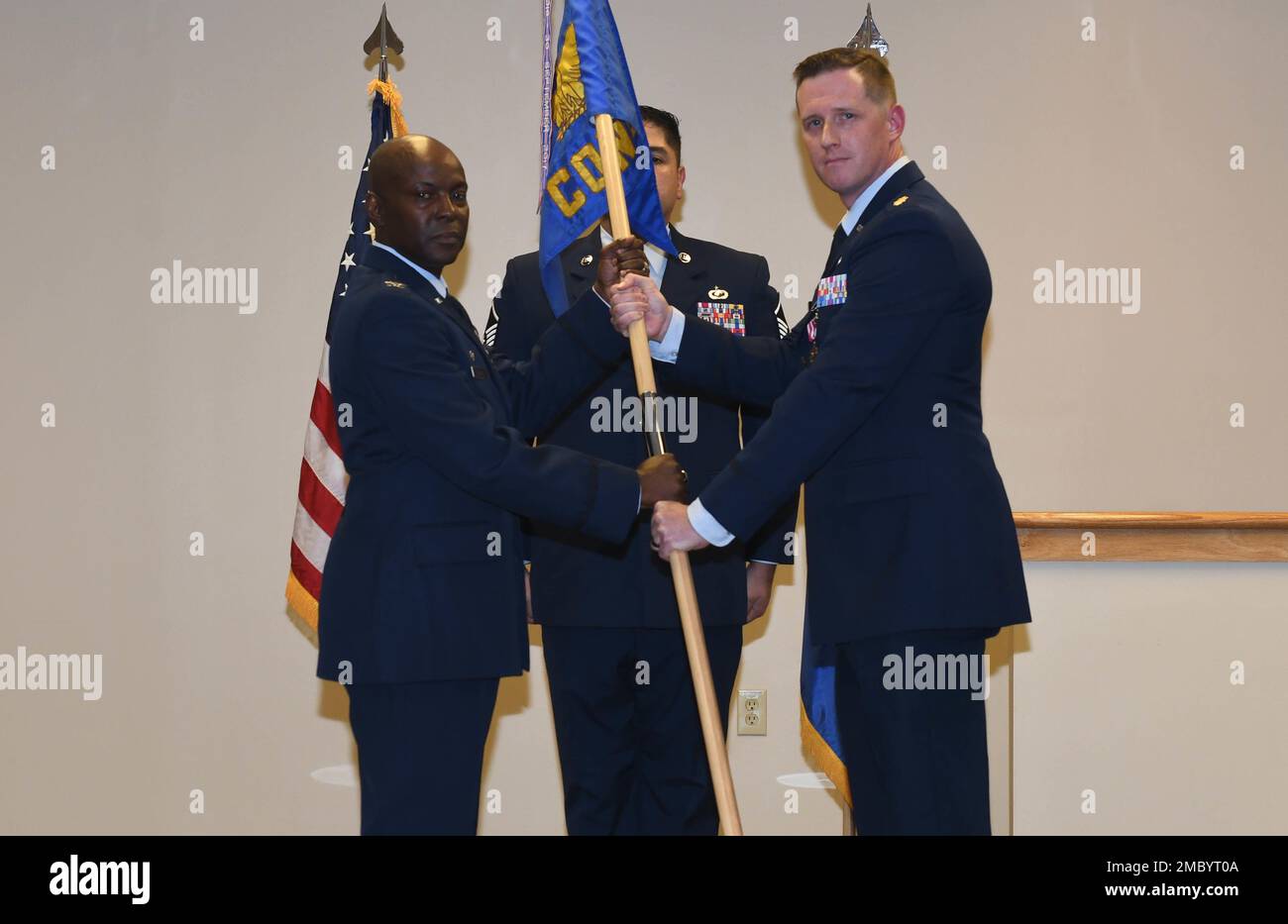 U.S. Air Force Col. Callistus Elbourne, 628th Misson Support Group ...