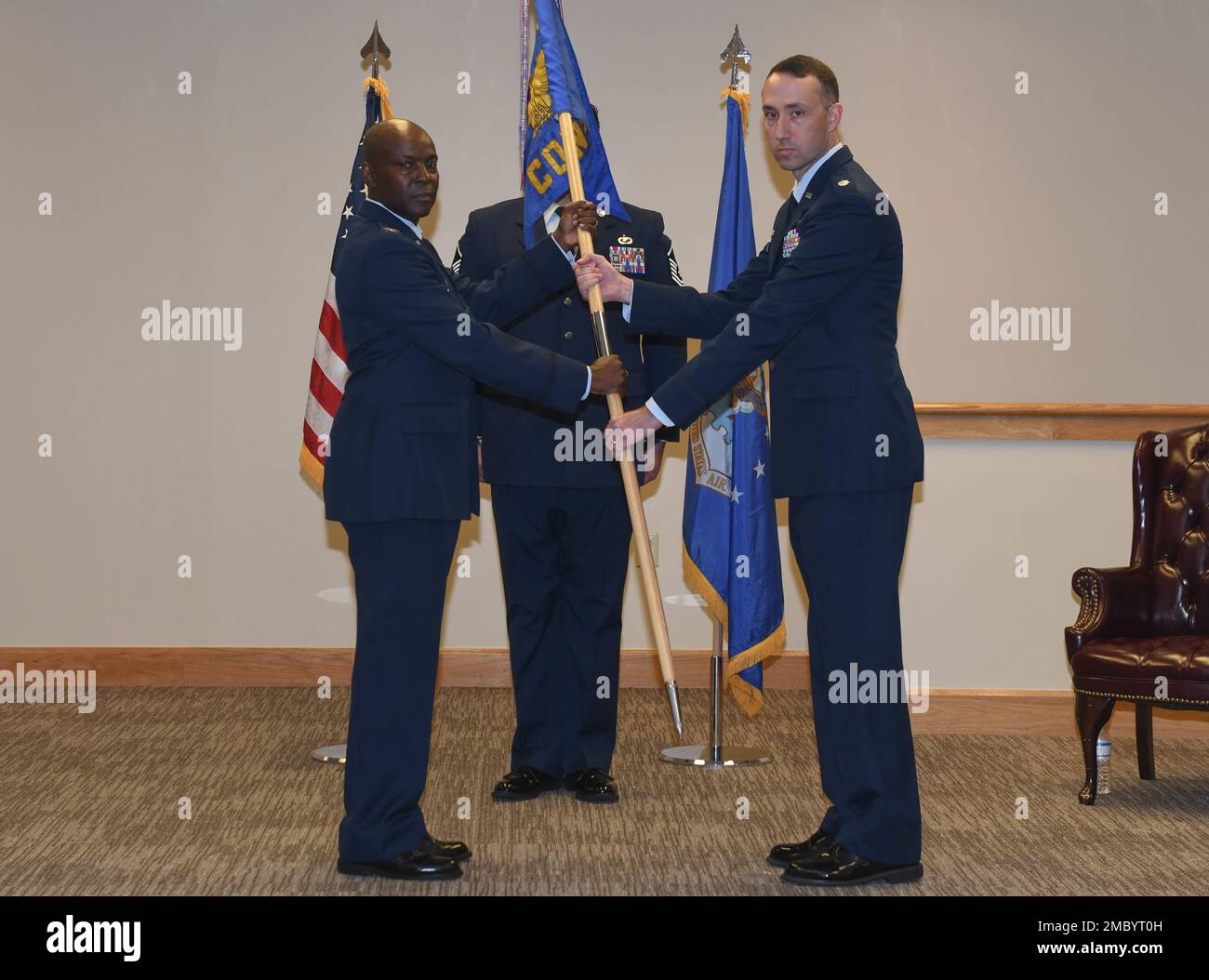 U.S. Air Force Col. Callistus Elbourne, 628th Mission Support Group ...