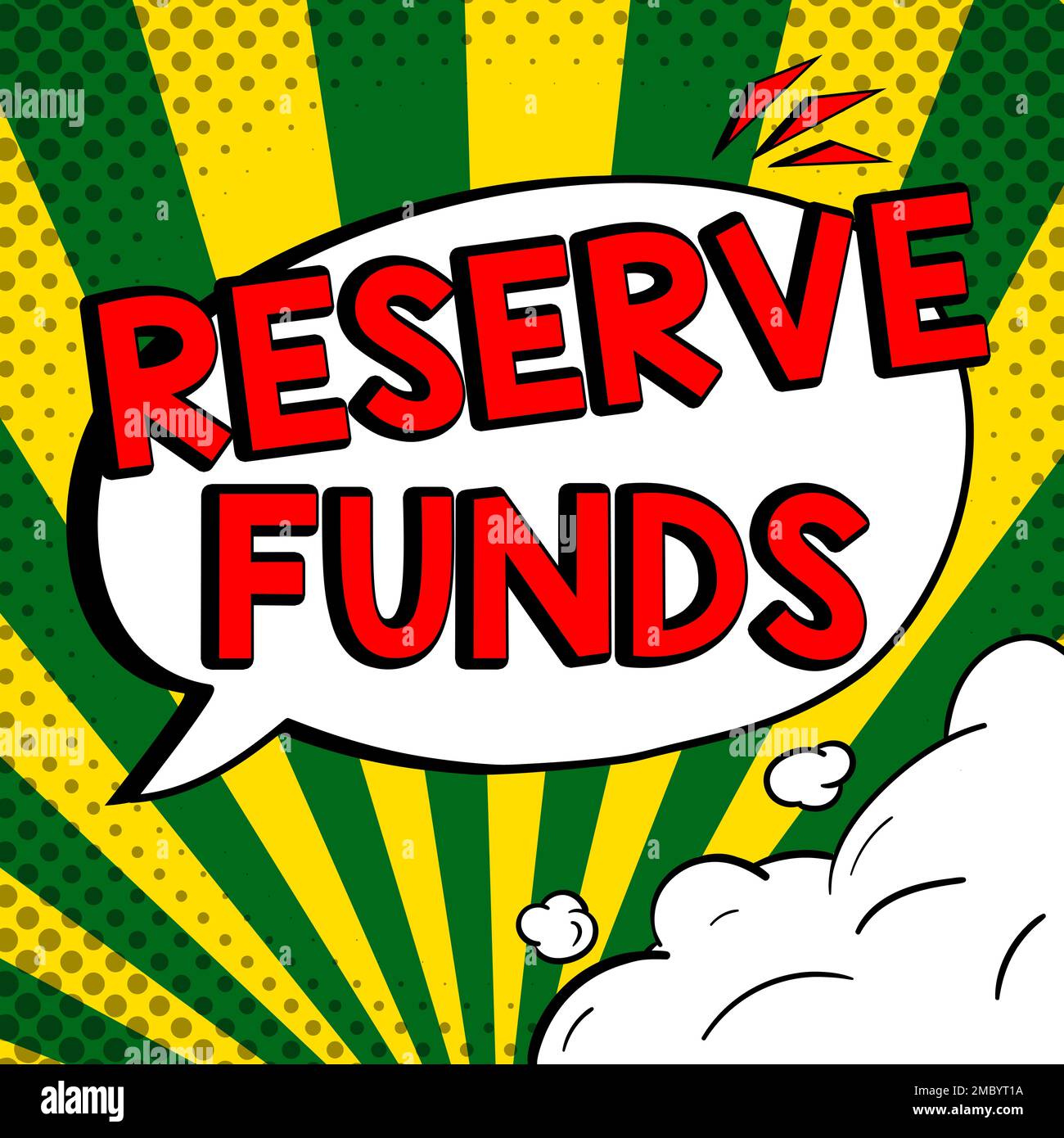 Inspiration showing sign Reserve Funds. Business concept money released ...