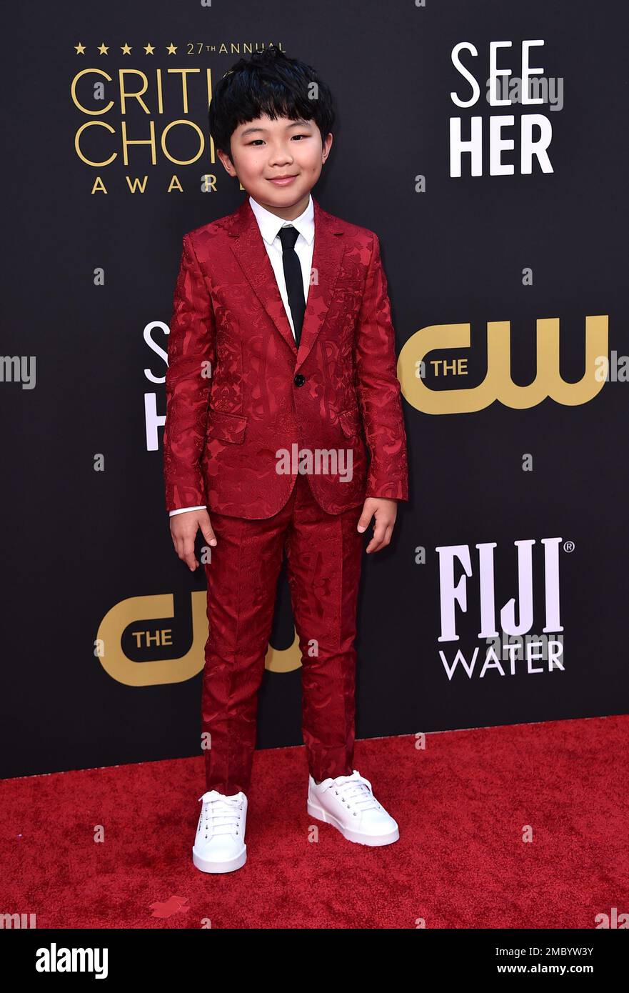Alan Kim arrives at the 27th annual Critics Choice Awards on Sunday ...