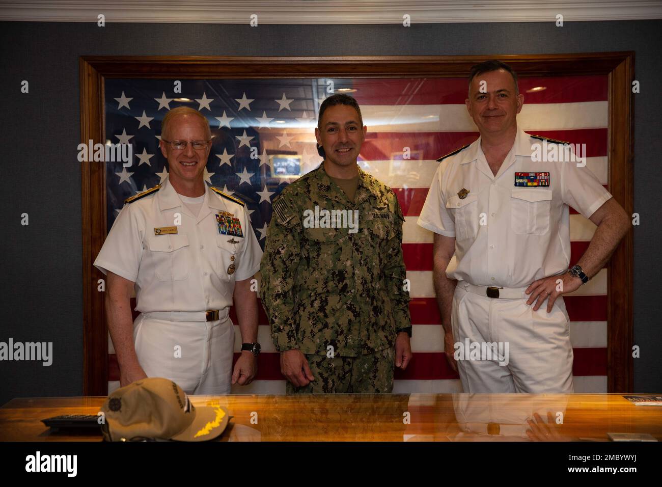 Capt. Paul Lanzilotta, USS Gerald R. Ford’s (CVN 78) commanding officer ...
