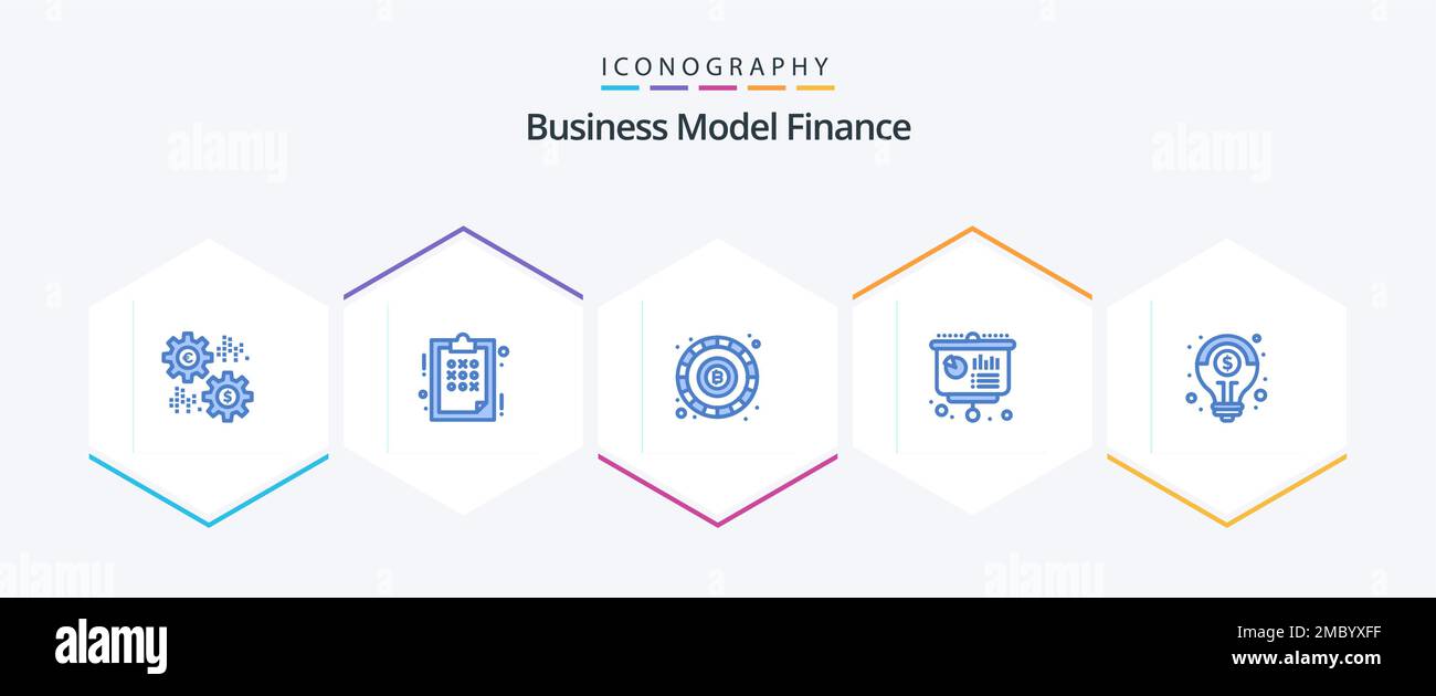 Finance 25 Blue icon pack including presentation. education. strategy ...