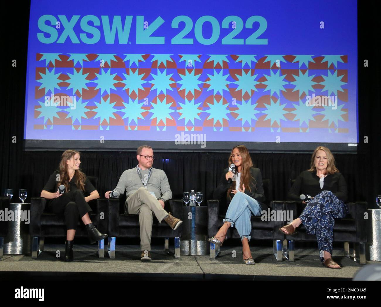 Nile Cappello, Ross Dinerstein, Chrissy Teigen and Marina Zenovich ...