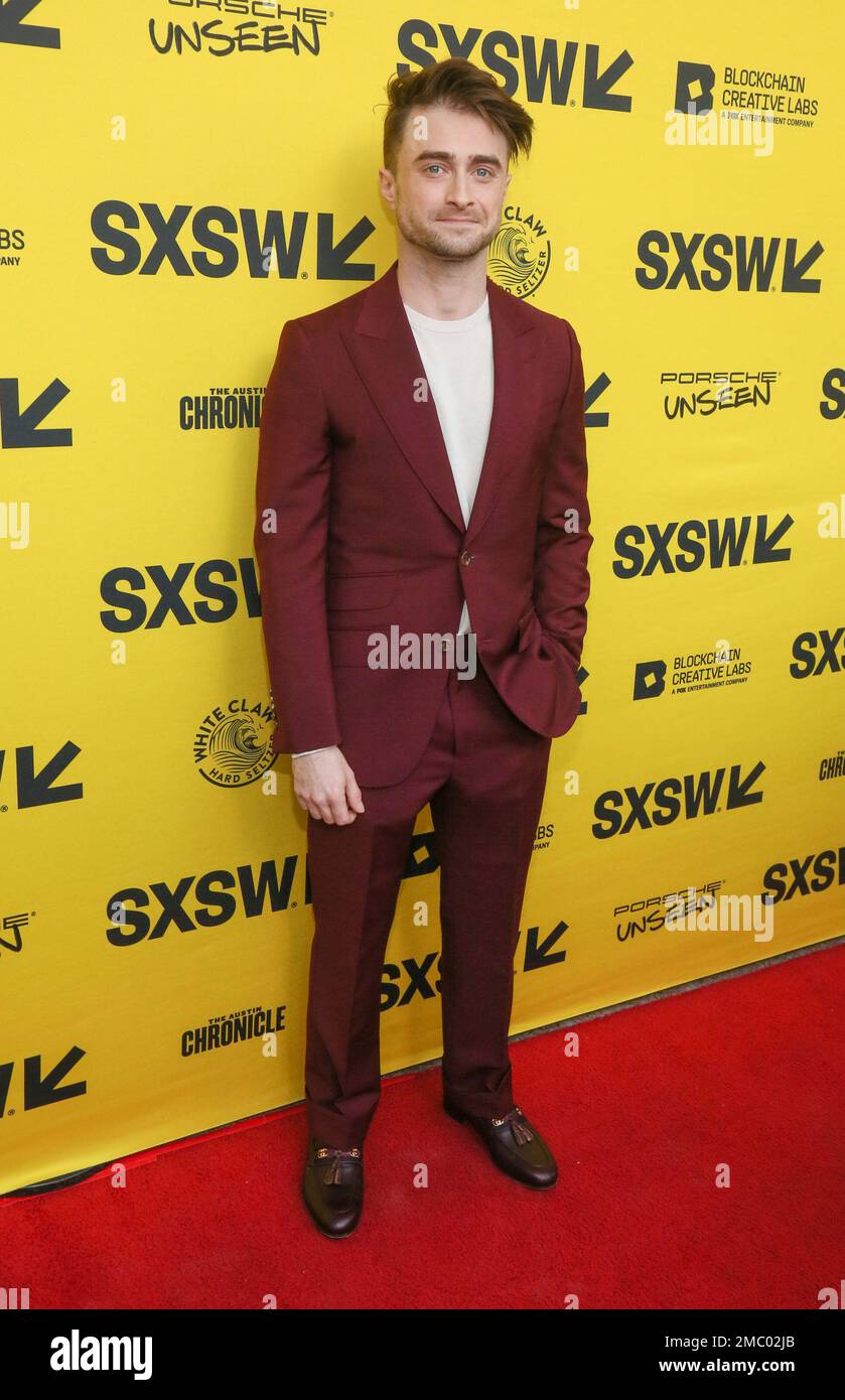Daniel Radcliffe arrives for the world premiere of "The Lost City," at ...