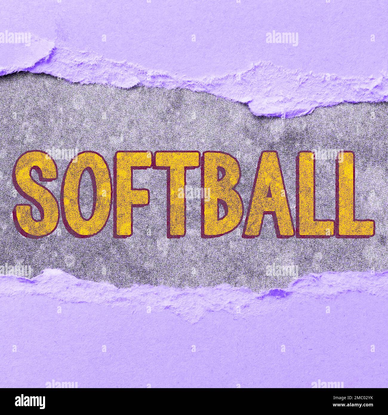 Hand writing sign Softball, Conceptual photo a sport similar to ...