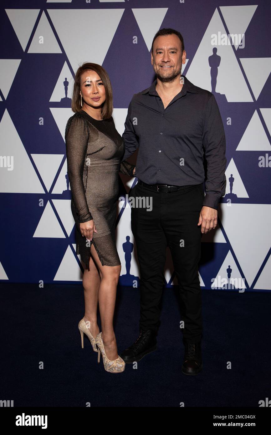 Brian Connor poses for photographers upon arrival at the Academy Awards ...