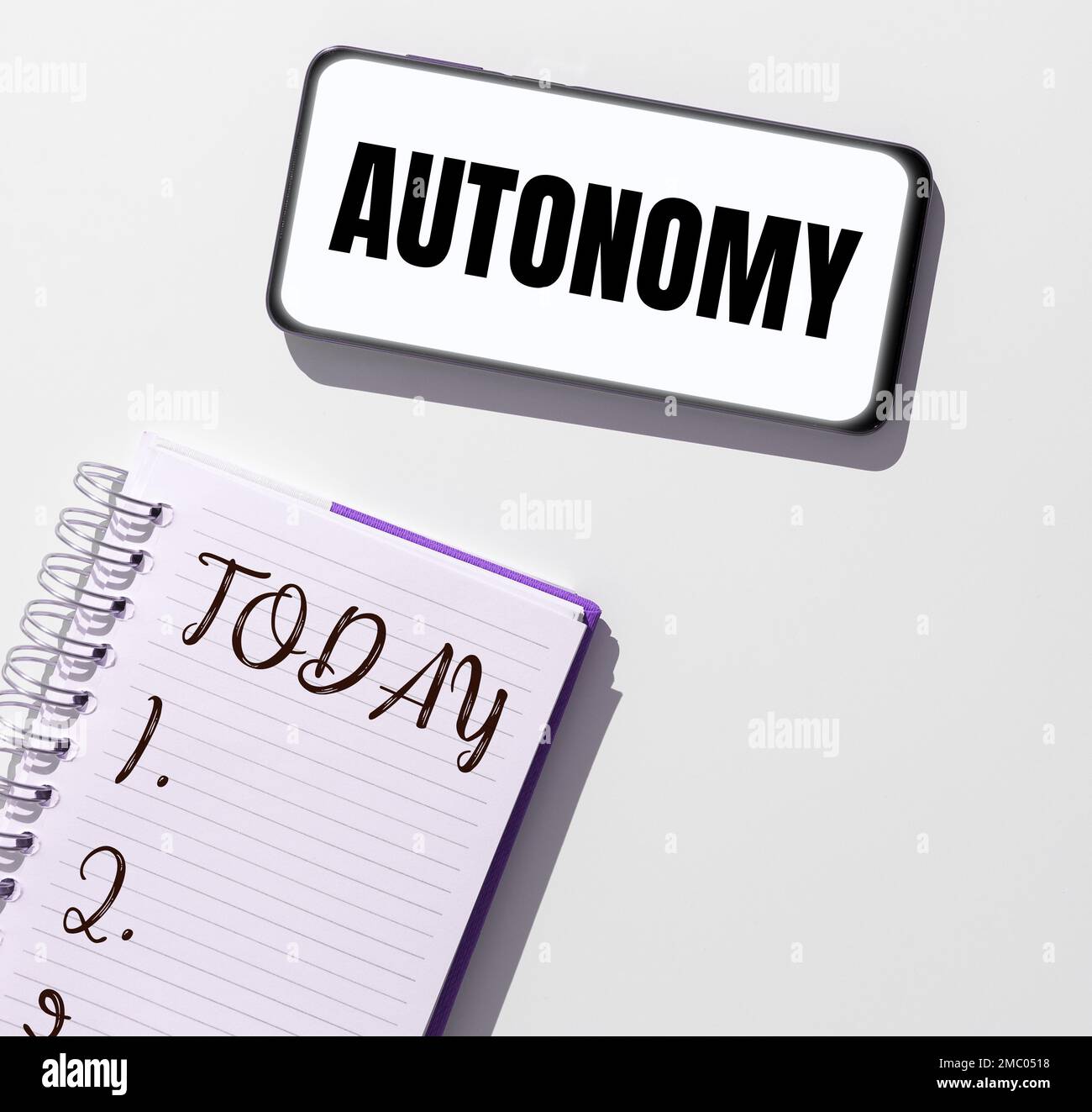 Conceptual caption Autonomy. Business concept vehicle that can guide ...
