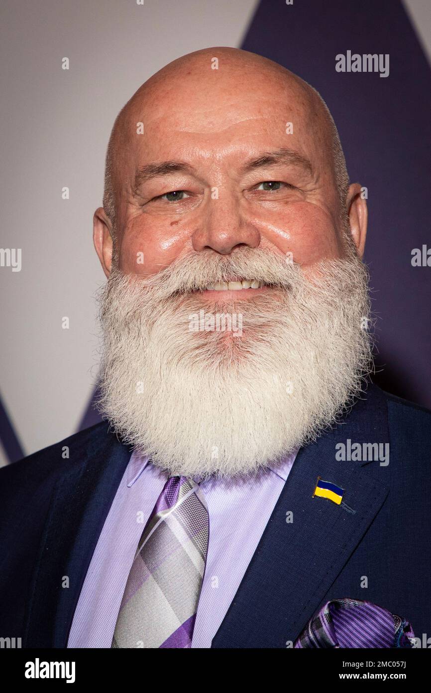 Robert Morgan poses for photographers upon arrival at the Academy ...