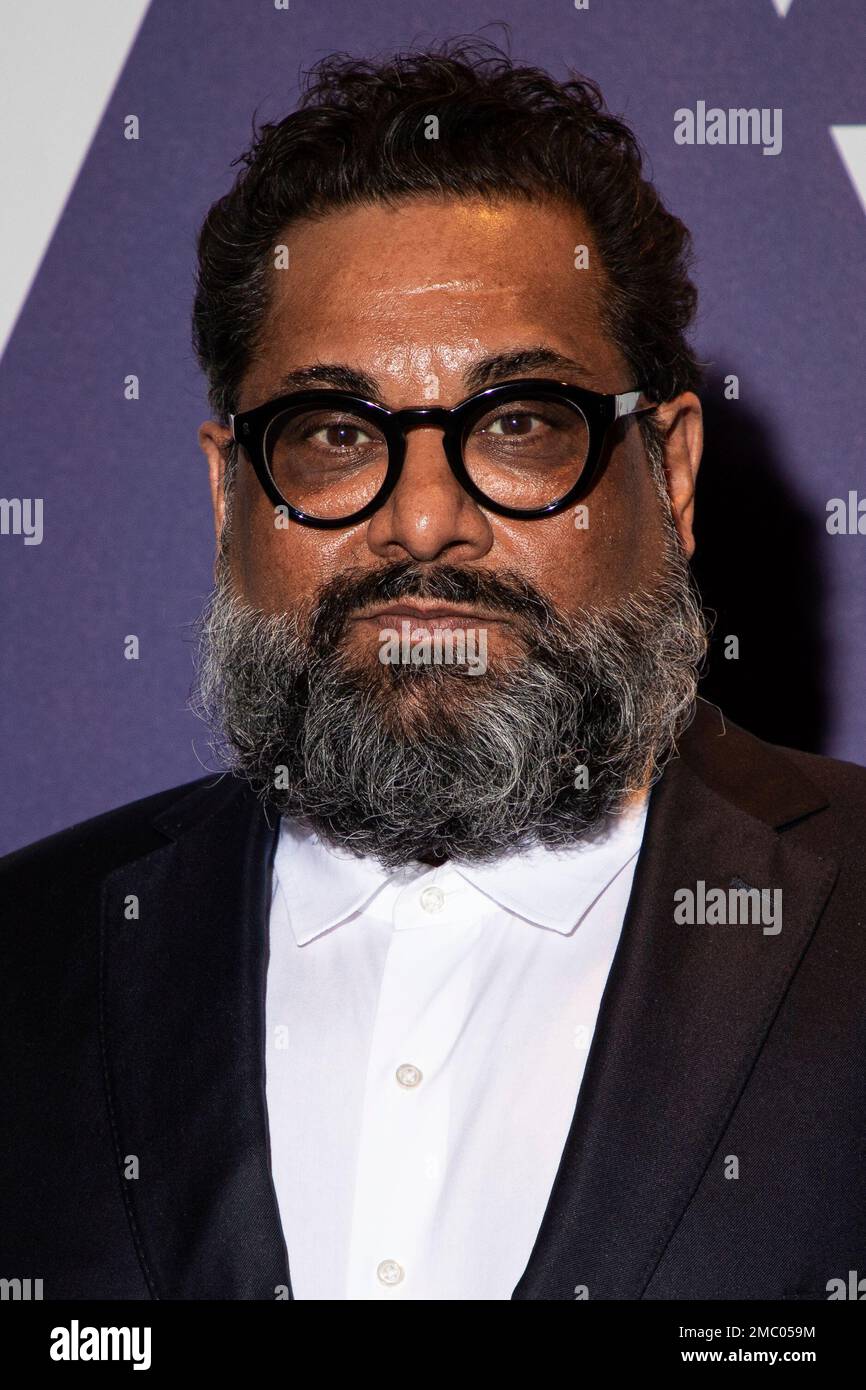 Joseph Patel poses for photographers upon arrival at the Academy Awards ...