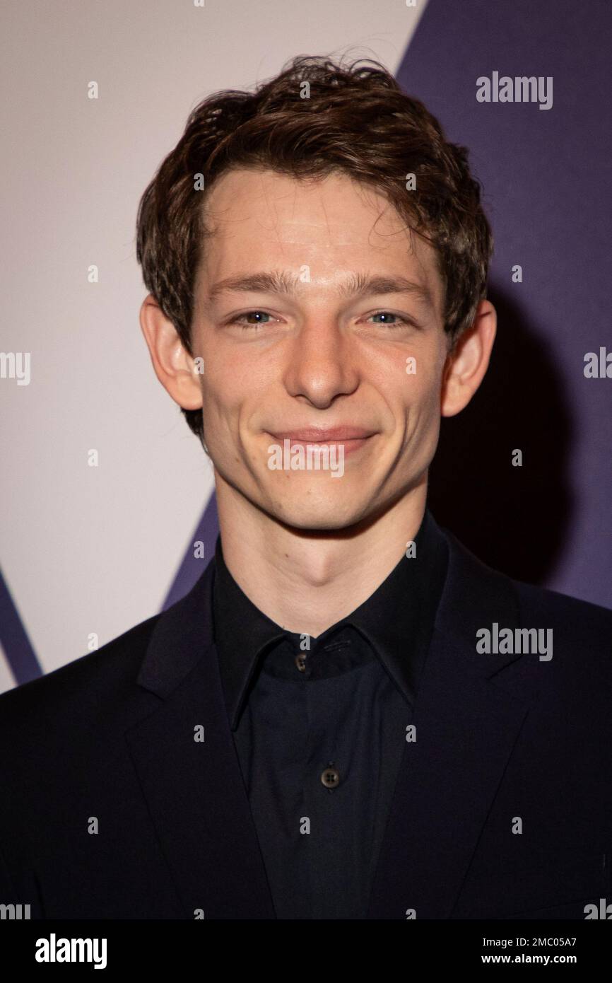 Mike Faist poses for photographers upon arrival at the Academy Awards ...