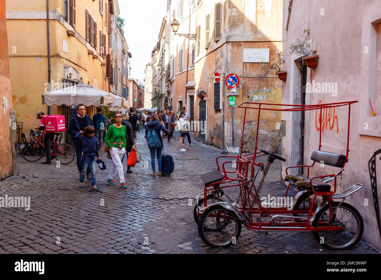 Typical print of Rome's downtown Stock Photo - Alamy
