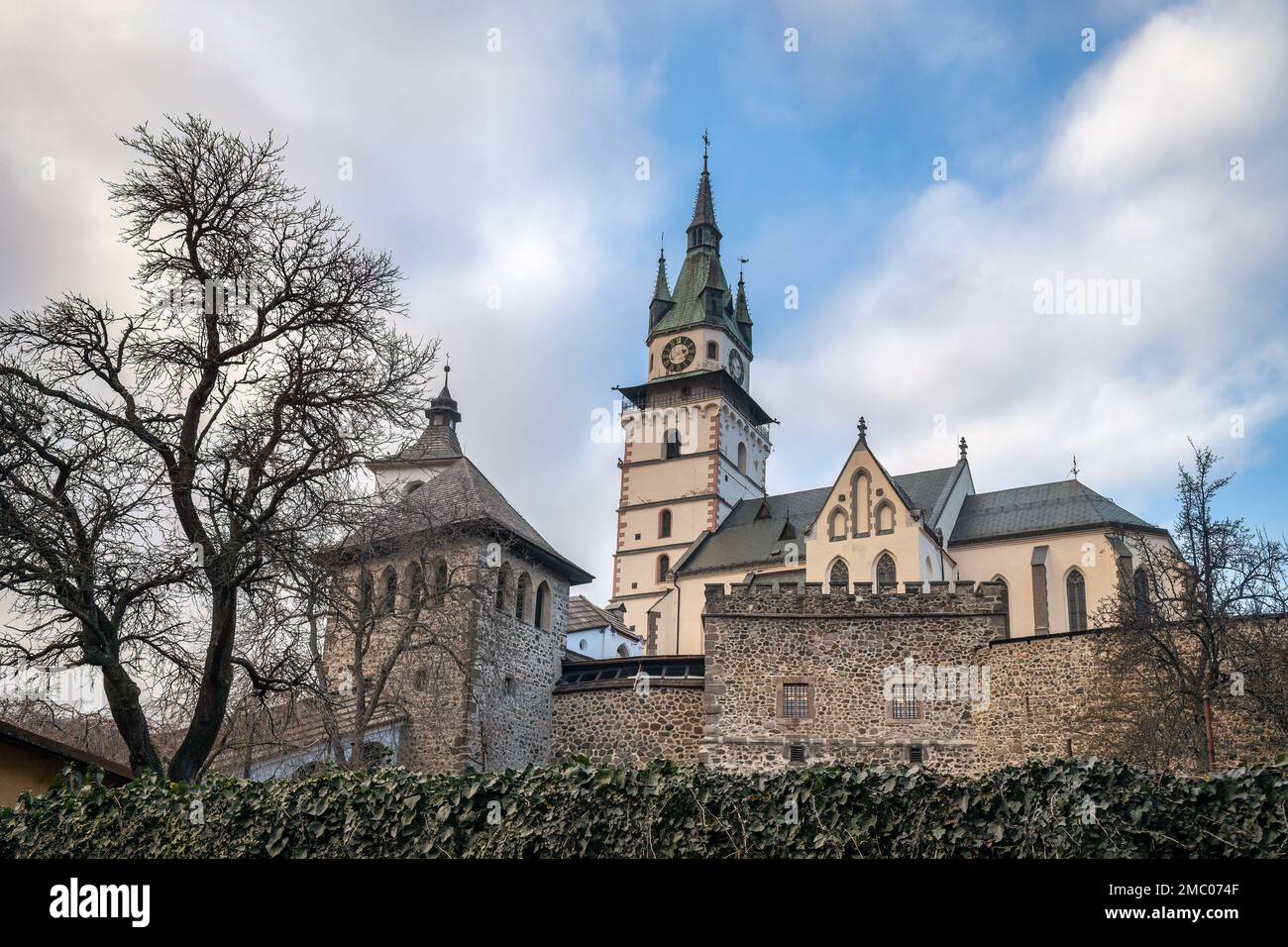 Town castle in Kremnica, medieval mining town, Slovakia, Europe Stock ...