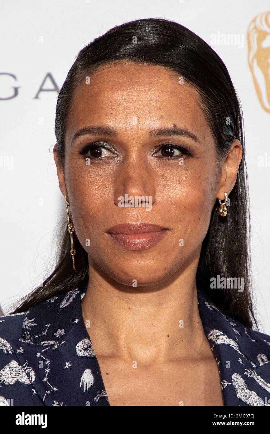 Vinette Robinson poses for photographers upon arrival at the BAFTA Gala ...