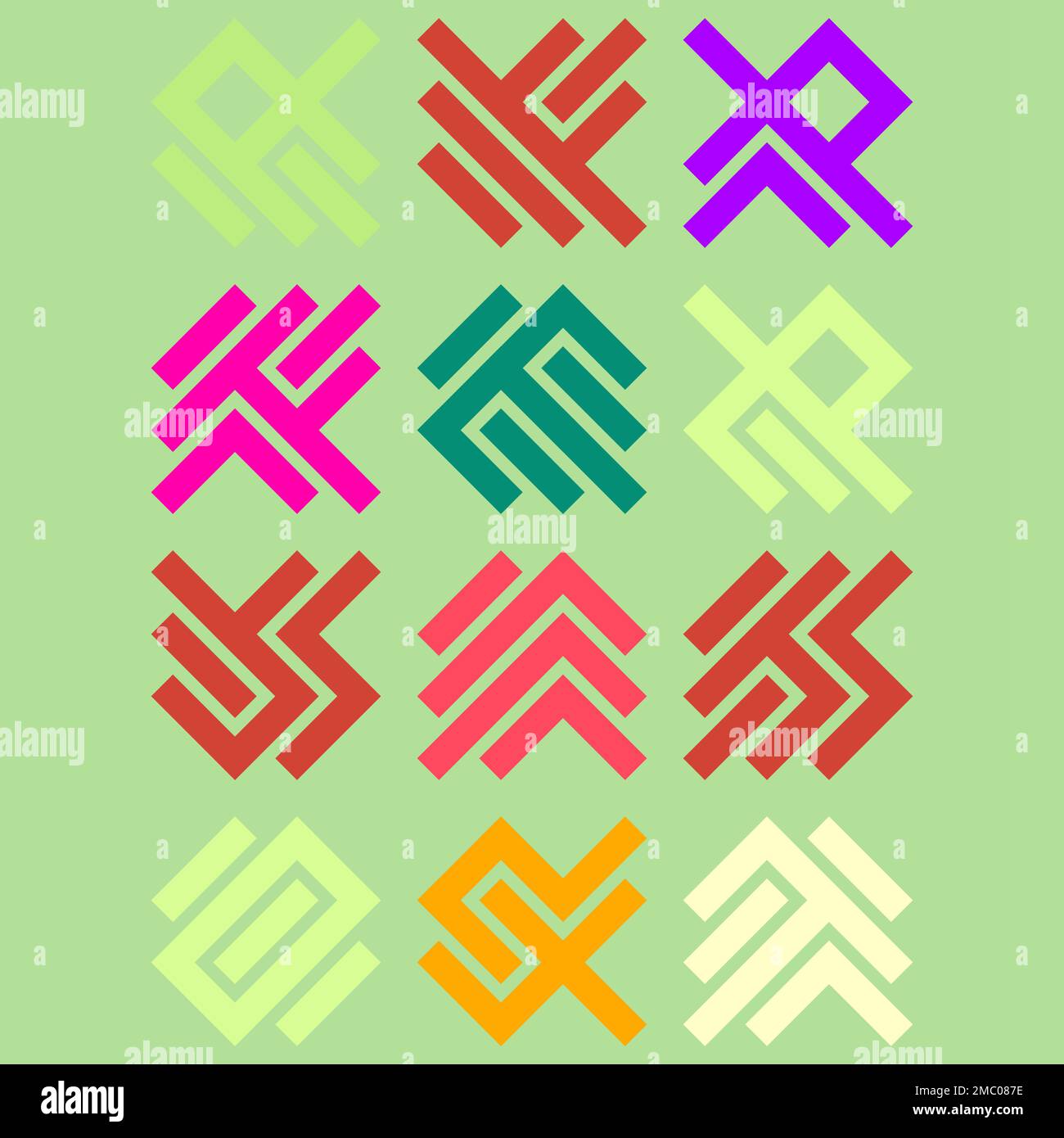 Asemic Glyph writing hieroglyph imitation generative illustration Stock ...