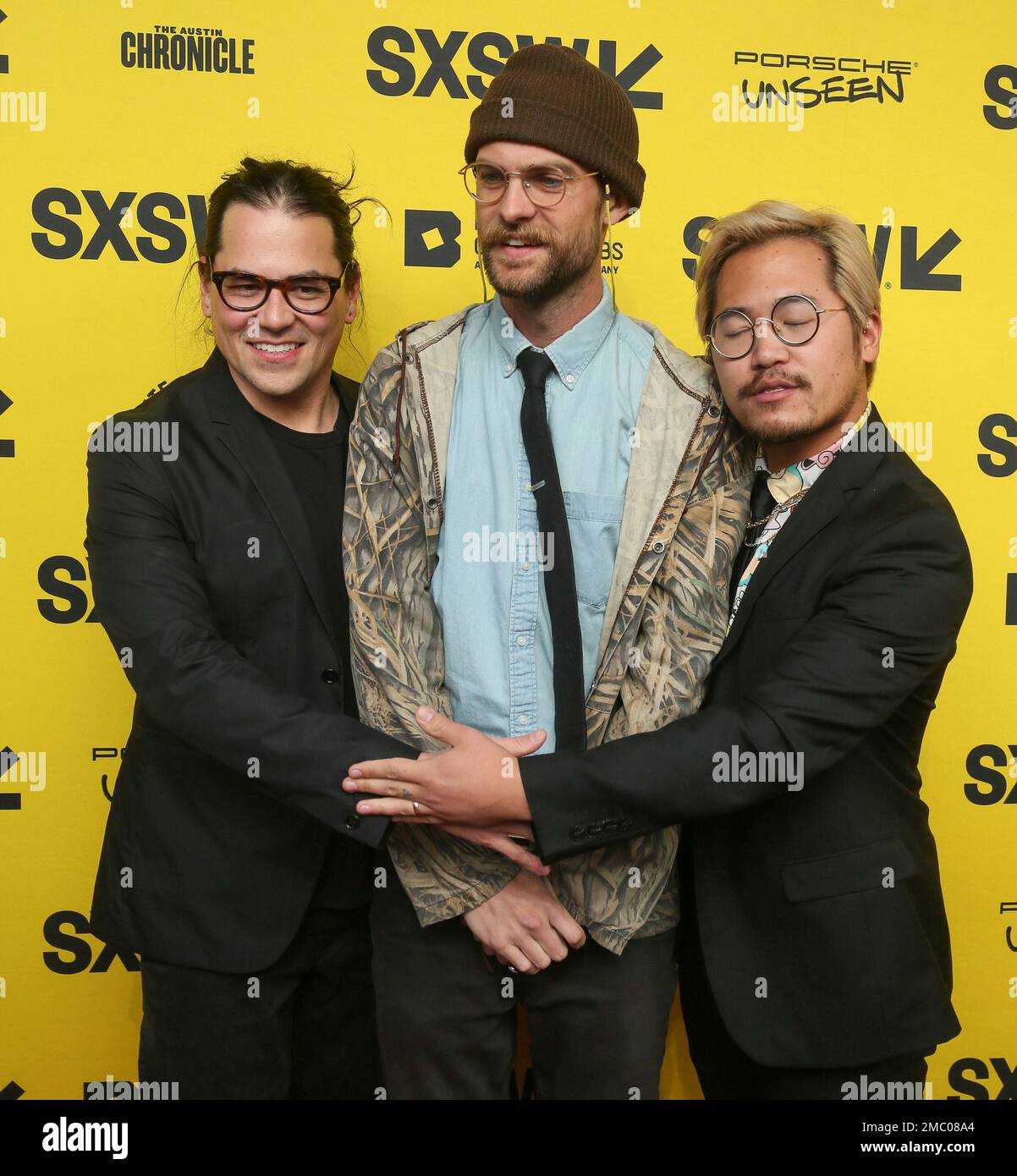 Producer Jonathan Wang, writers and directors Daniel Scheinert, and Dan ...