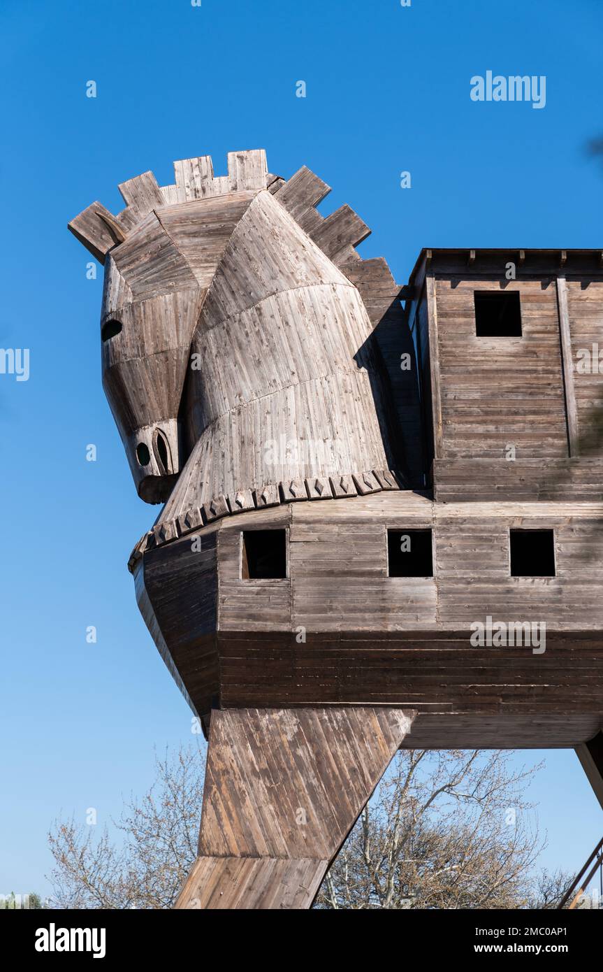 The archaeological sites of Troy Stock Photo - Alamy