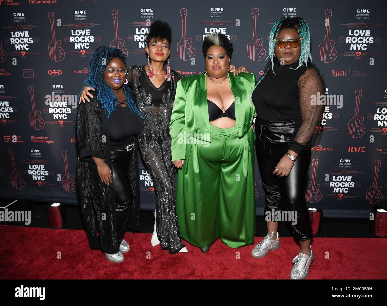 Chauntee Ross, left, Allison Russell, Celisse and Monique Ross pose ...