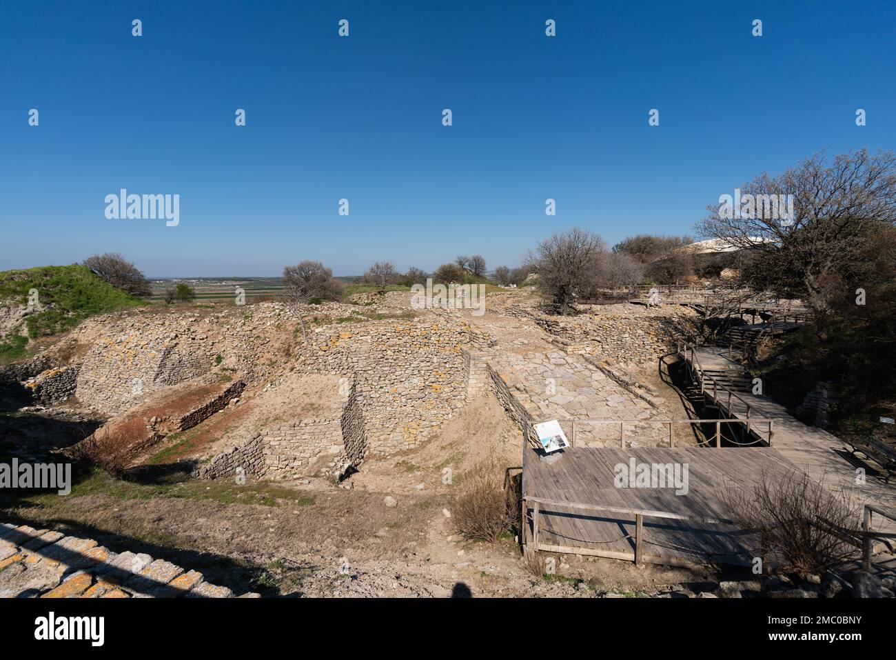 The archaeological sites of Troy Stock Photo - Alamy