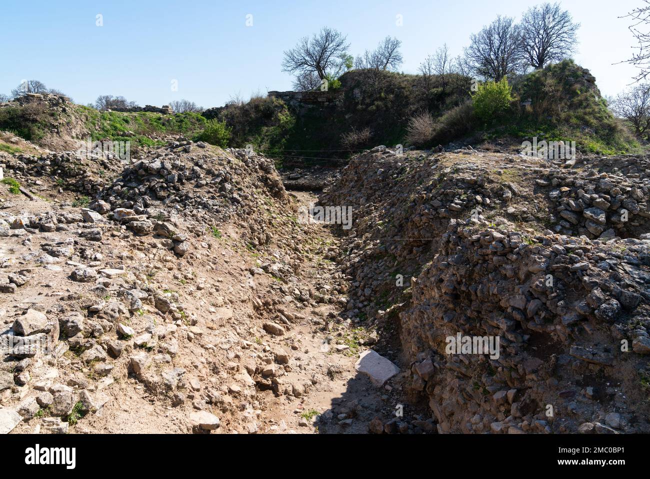 The archaeological sites of Troy Stock Photo - Alamy
