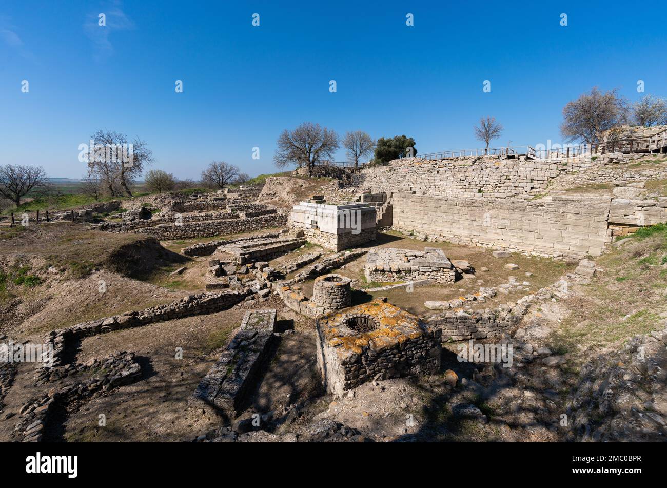 The archaeological sites of Troy Stock Photo - Alamy