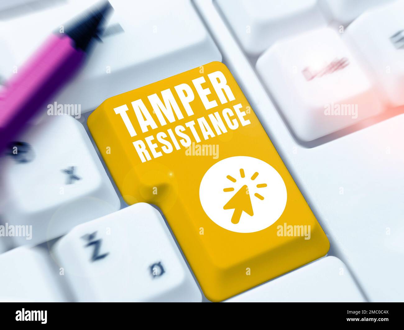 Conceptual caption Tamper Resistance, Business approach resilent to ...