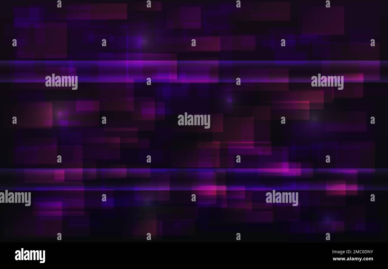 Glitch background. Color techno texture. Horizontal neon shapes ...