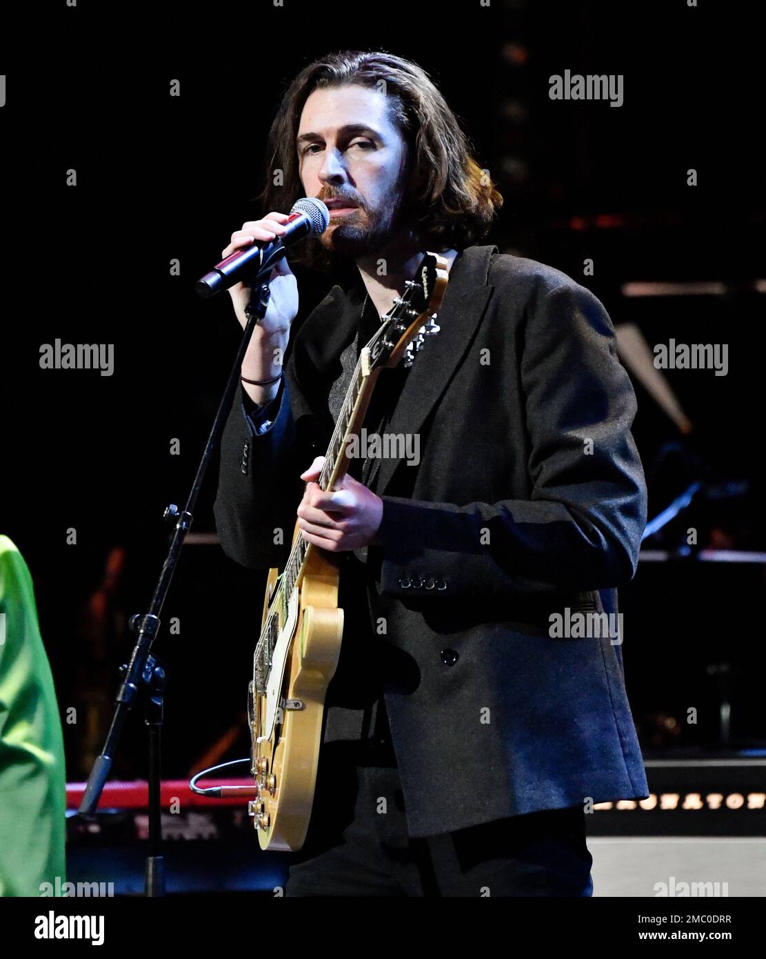 Hozier performs at the sixth annual Love Rocks NYC benefit concert for ...