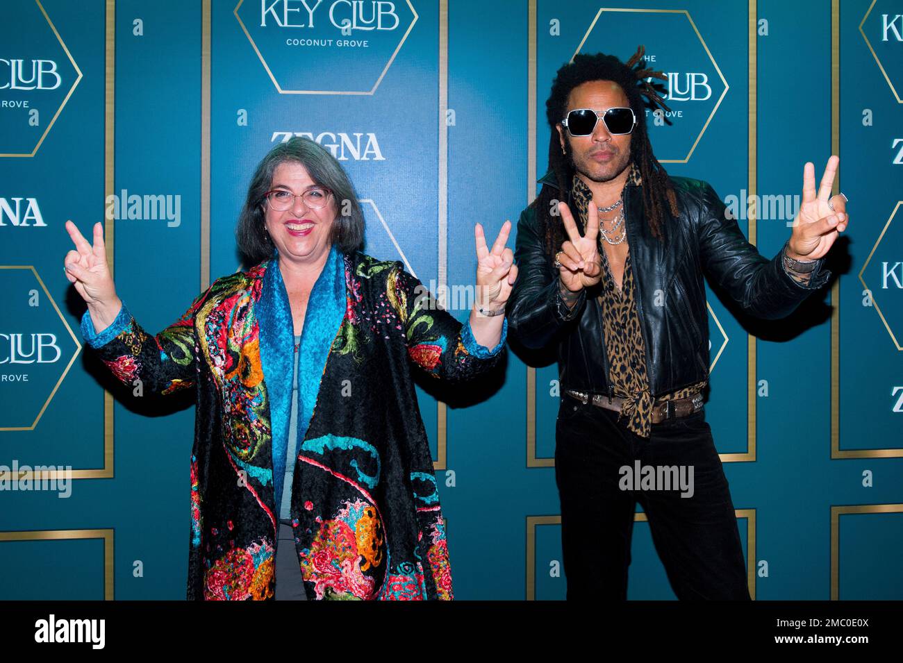 Mayor of Miami-Dade County Daniella Levine Cava, left, and Lenny ...