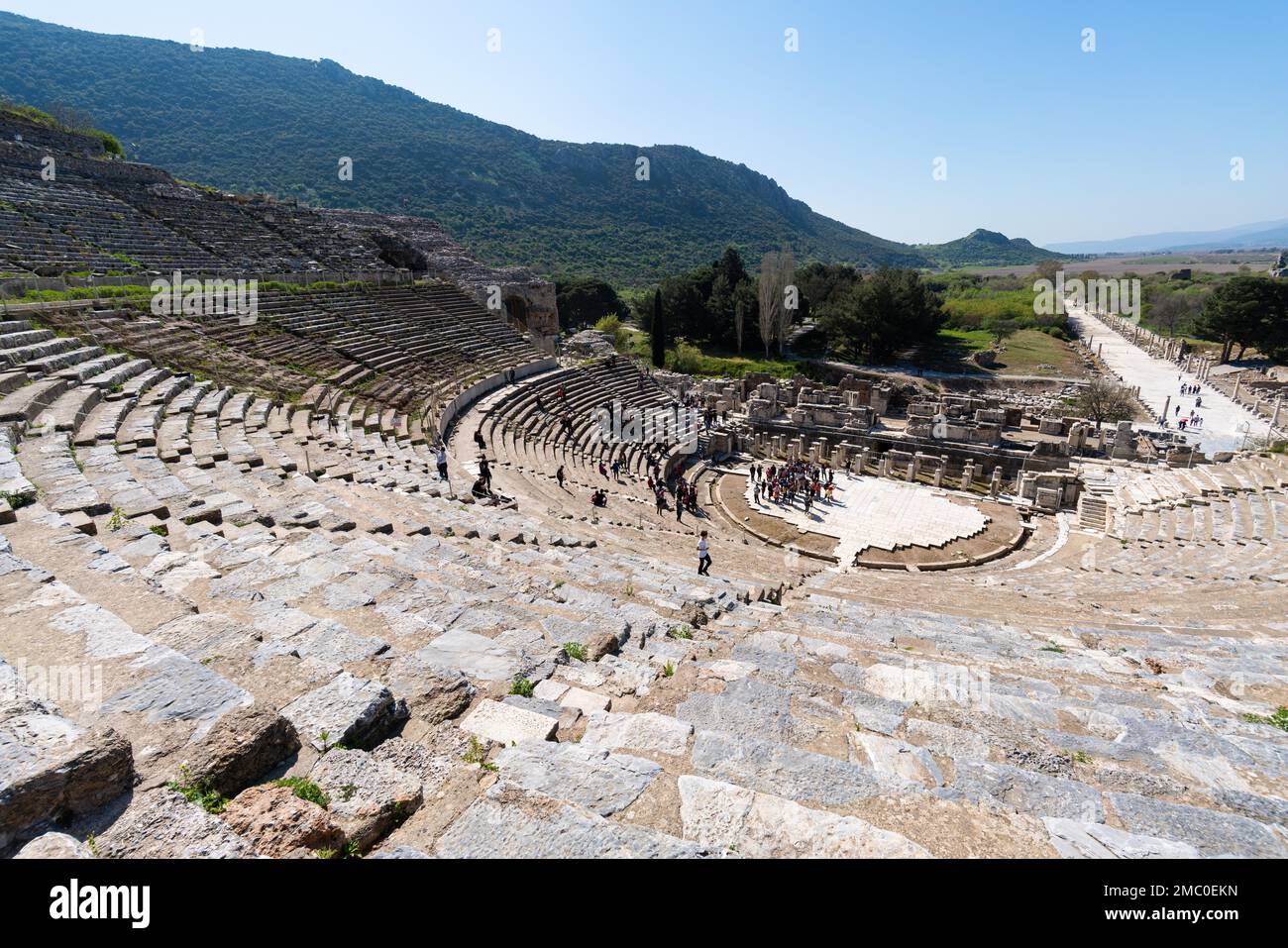 Ancient city of ephesus Effie sotheby's grand theatre Stock Photo - Alamy
