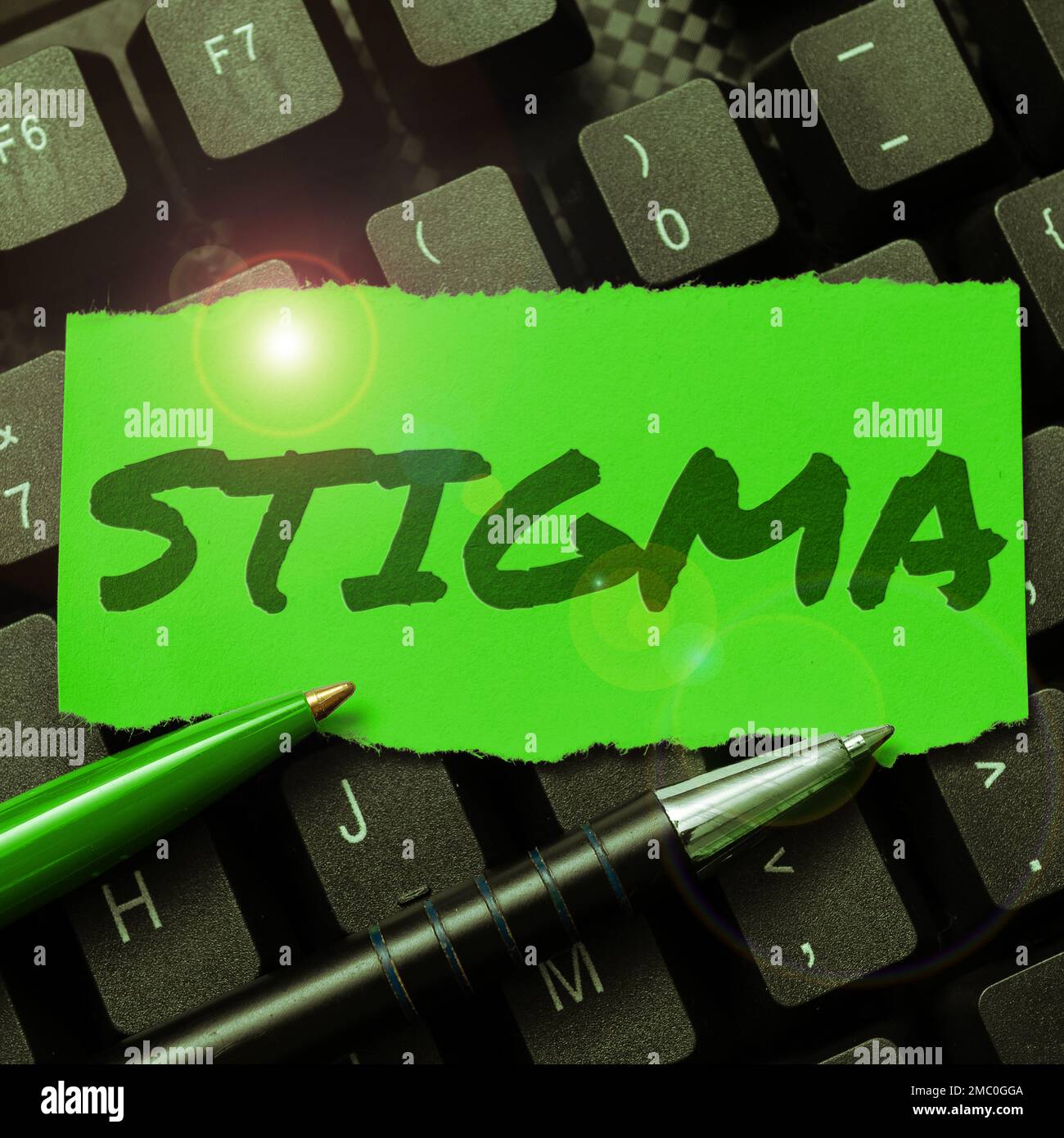 Sign displaying Stigma, Business concept feeling of disapproval that ...