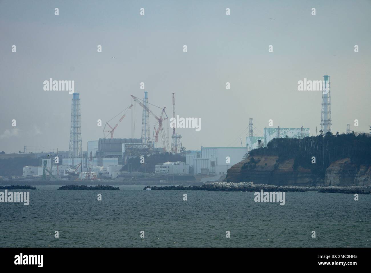 The Fukushima Daiichi nuclear power plant sits in coastal towns of both ...