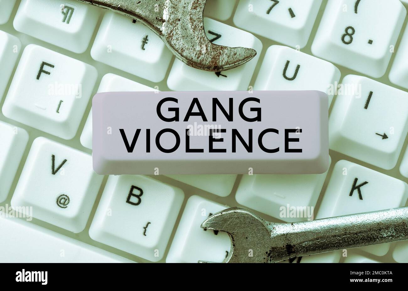 Conceptual caption Gang Violence. Internet Concept infringement of the ...