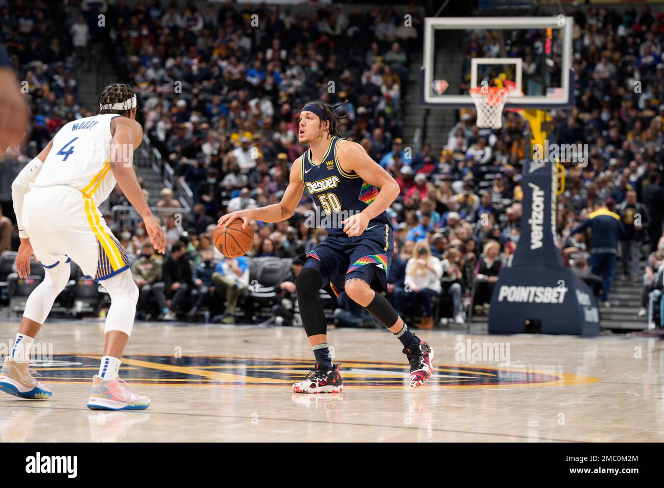 Denver Nuggets forward Aaron Gordon (50) in the second half of an NBA ...