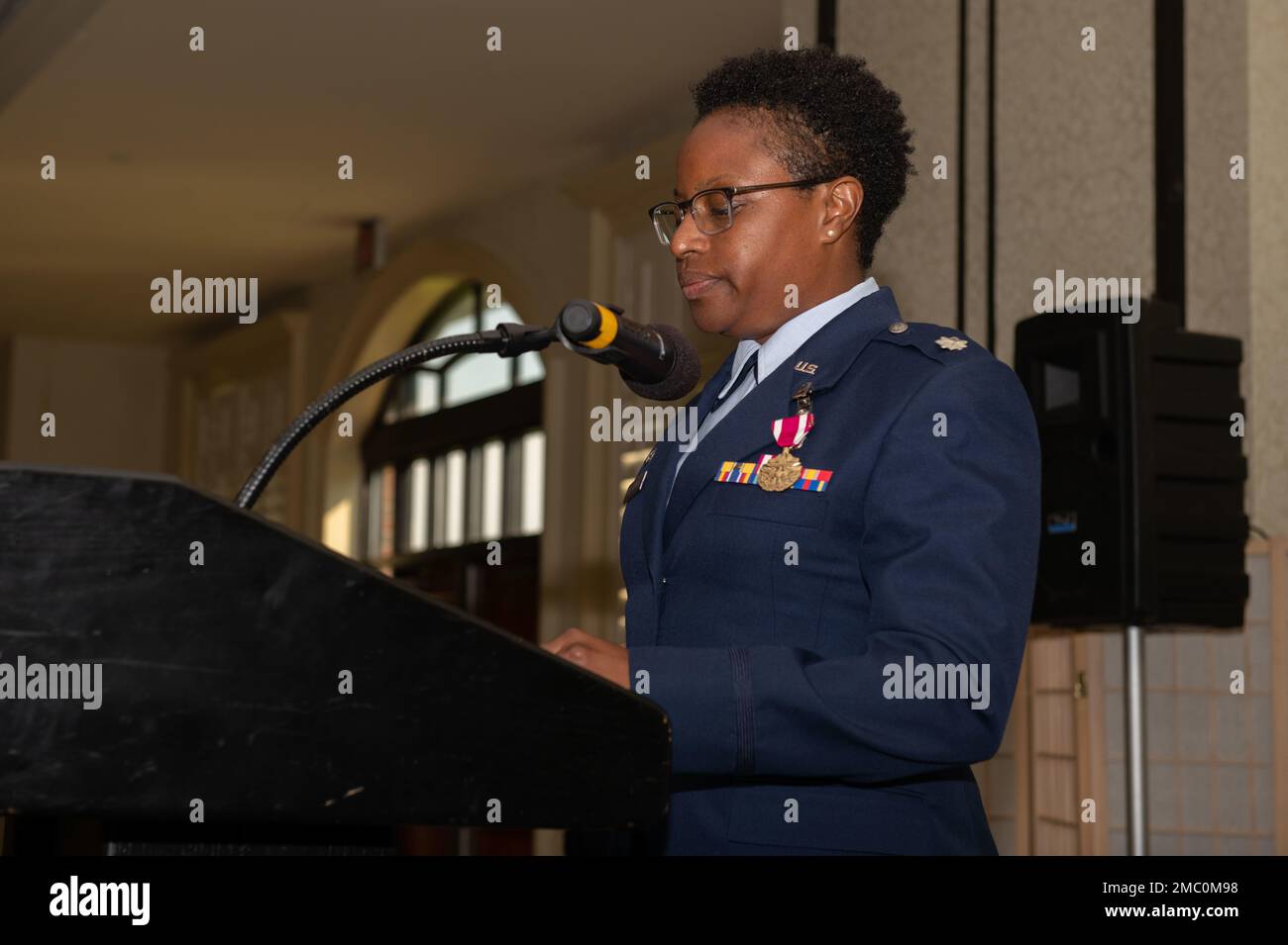 U.S. Air Force Lt. Col. Deandra Price-Newby, 628th Healthcare Operations Squadron commander ...