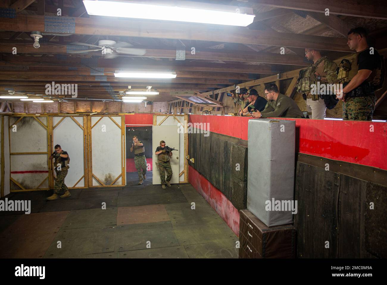 U.S. Marines with Training Company, Marine Corps Security Forces ...